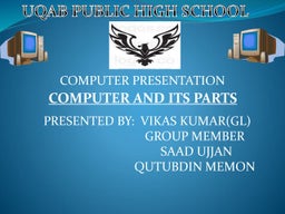 Computer Uses in different areas | PPT