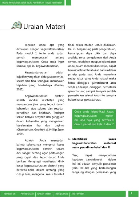 Inpartum kala 1 fase laten | RTF