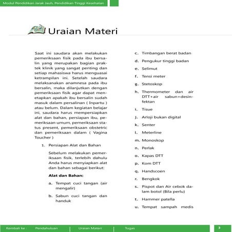 Table jenis-jenis lochea | DOCX