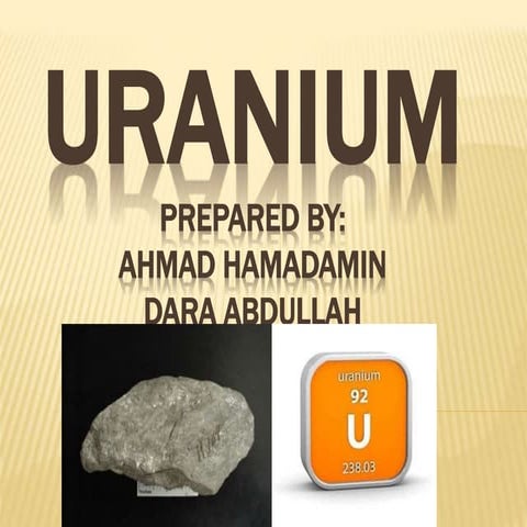 Uranium | PPTX