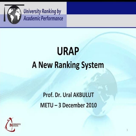 URAP 2010 | PPT