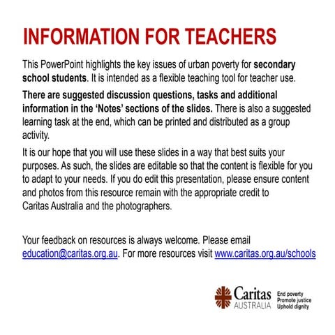 Urban Poverty and Mega Cities Problems.. | PPTX