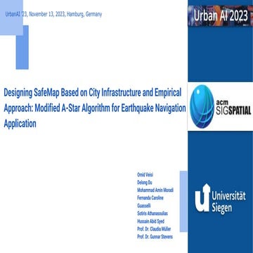 Designing SafeMap Based on City Infrastructure and Empirical Approach ...