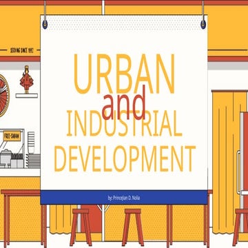 URBAN AND INDUSTRIAL DEVELOPMENT PPT.pptx | Industrial Property | Real ...