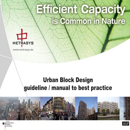 Urban block design & guideline | PDF