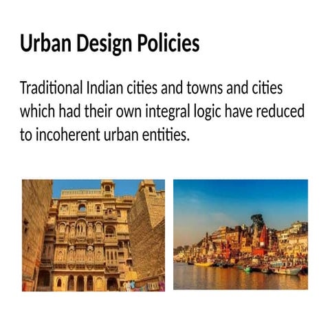 Urban design policies chandigarh-architecture | PPTX