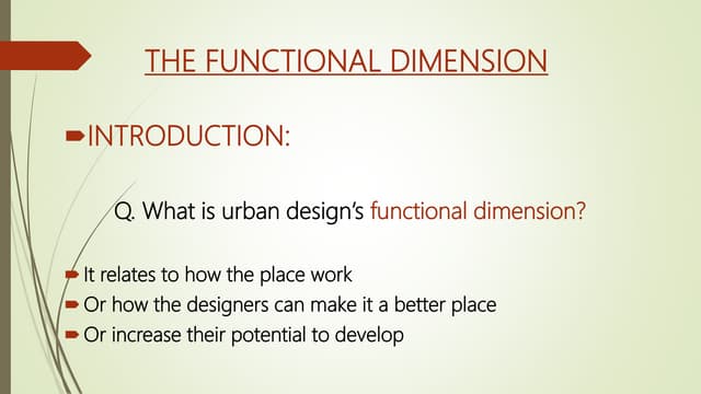 Lecture 12 Theories of Urban Spatial Design | PDF