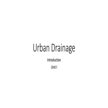 Urban Drainage 1 Pptx
