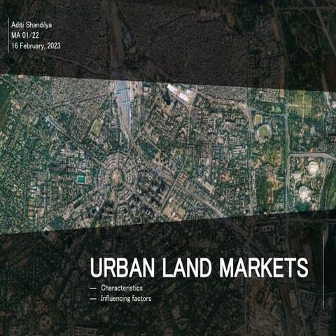 Understanding Urban Land Markets: Characteristics, Influencing Factors ...