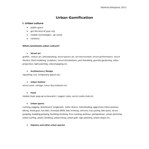 Urban gamification | PDF