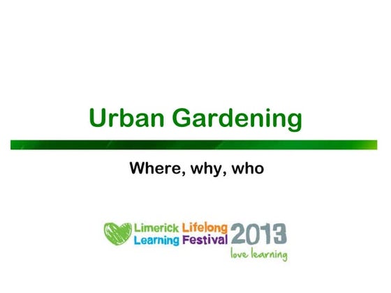 Urban-Gardening-Presentation.pptx | Gardening | Home & Garden