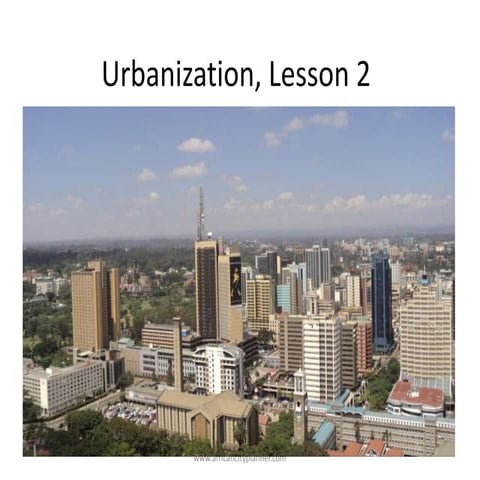 African City Planner: Urbanization 2nd class | PPTX