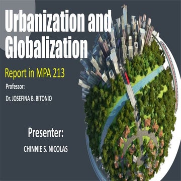 Urbanization and Globalization.pptx