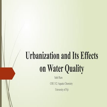 Urbanization and Its Effects on Water Quality.pptx
