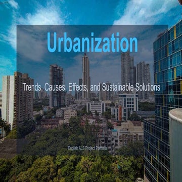 Urbanization and its Impact on Community | PPT