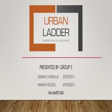 Urban ladder | PPTX