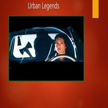 Urban legends | PPTX