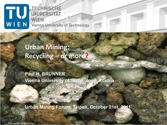 Urban Mining for a Circular Economy_certificate | PDF