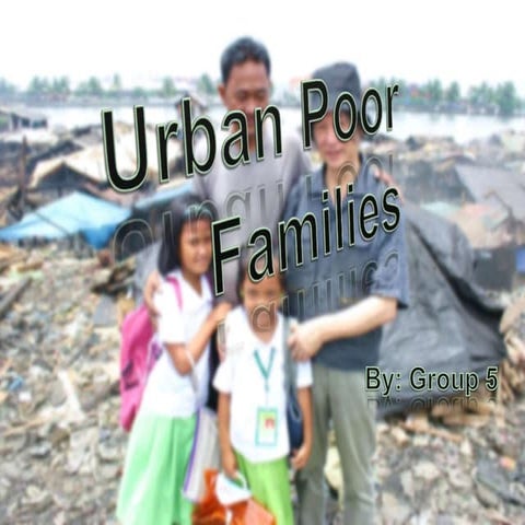 Urban Poor Families | PPTX