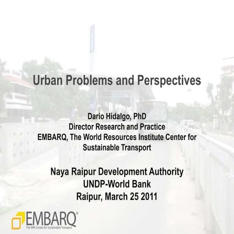 Urban Problems and Perspectives | PPT