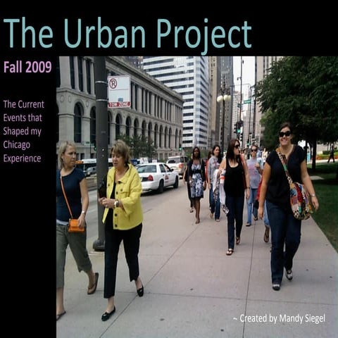 Urban Project Fall2009 | PPT