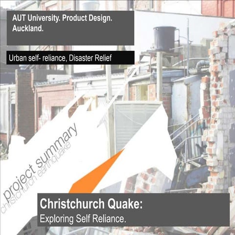 Urban self reliance, disaster relief | PPTX