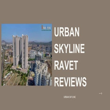 Urban skyline ravet reviews | PPTX | Technology & Computing