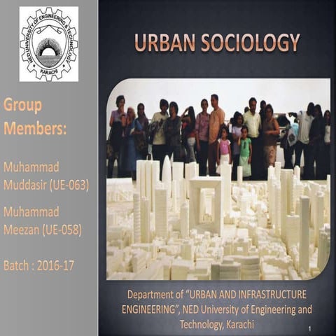 Urban sociology of Shahdadkot | PPT