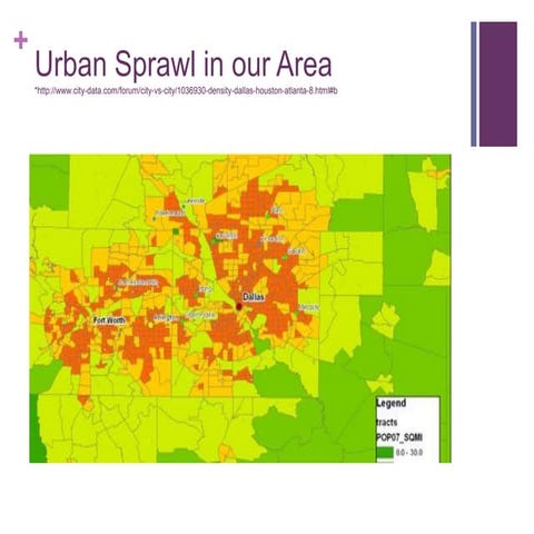 Urban Sprawl Map | PPTX