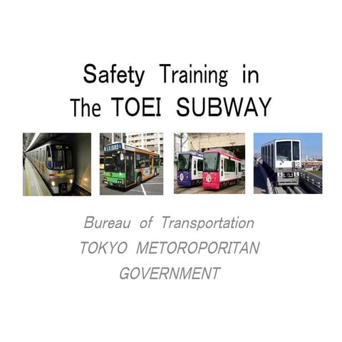 [Urban transportation] city presentation tokyo(japan) | PDF