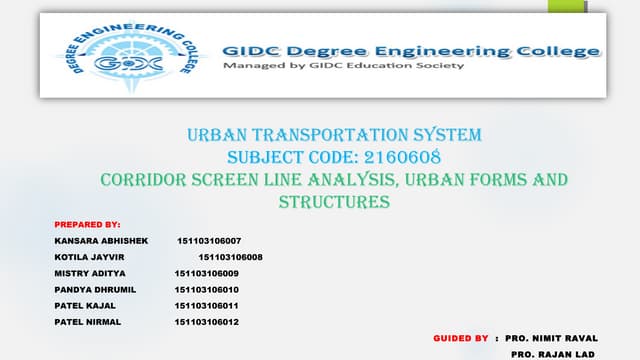 1. classification of urban roads 28 jun | PPTX | Rail Travel | Travel Type