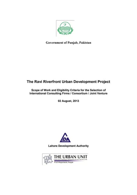 Sabarmati riverfront case study for development of yamuna riverfront ...