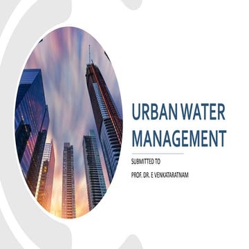 Urban Stormwater modeling using MIKE URBAN | PPTX