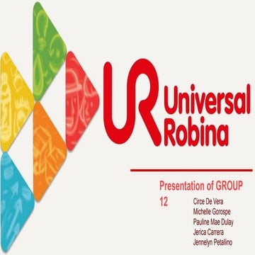 Universal Robina Corporation Logo Universal Robina