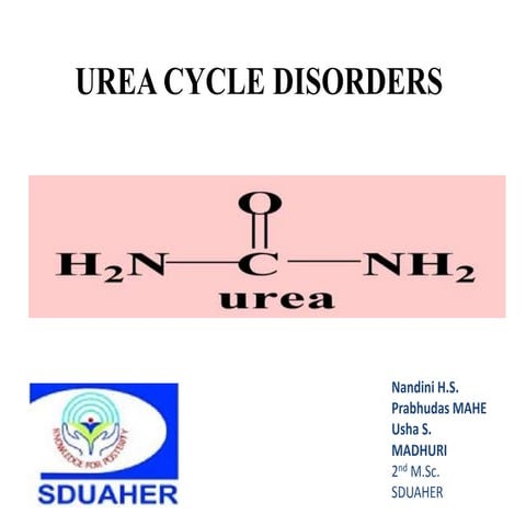 Urea cycle | PPTX