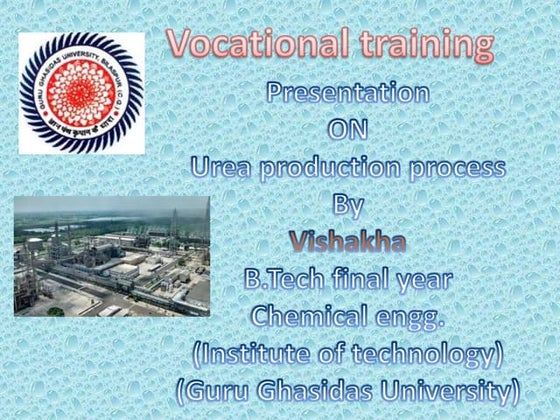 Urea manufacturing process | PPT
