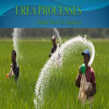 UREA TRAINNING explains about urea manufacturing | PPT