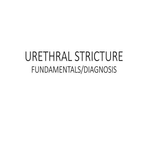 URETHRAL STRICTURE MAIN.pptxAbnormal narrowing of a segment of the ...