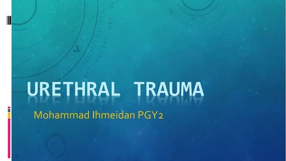 Pathology of Urethral strictures | PPT
