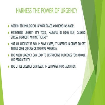 What's the Urgency? | PPT