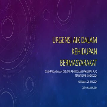 Urgensi AIK dalam Kehidupan Bermasyarakat.pptx