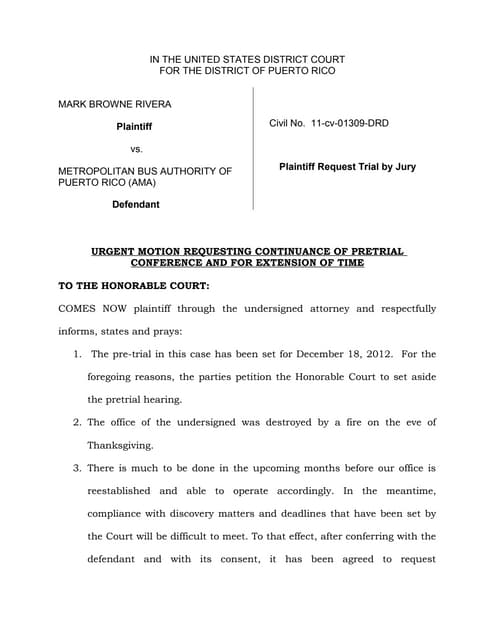 Order granting government's motion for extension of time to file ...