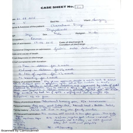 Surgery final year record | PDF