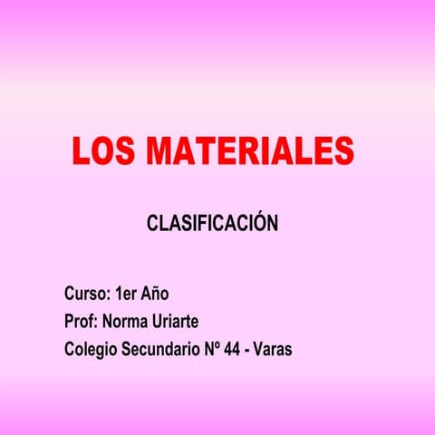 Valeria bracho, mapa mental de la clasificacion de los materiales y ...