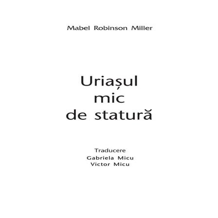 Uriasul mic | PDF