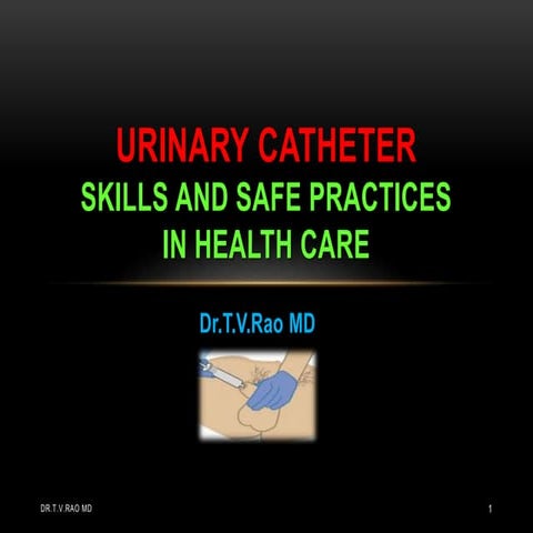 Catheter Associated Urinary Tract Infections (CAUTI) | PPTX