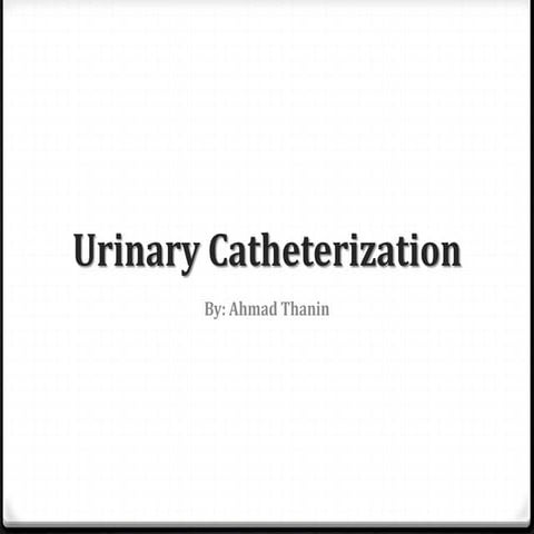 Foleys catheter | PPTX