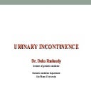 Urinary incontinence | PPT