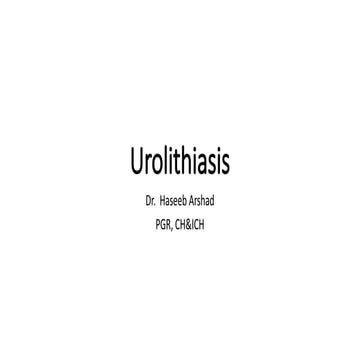Urinary Lithiasis in children lastest.pptx