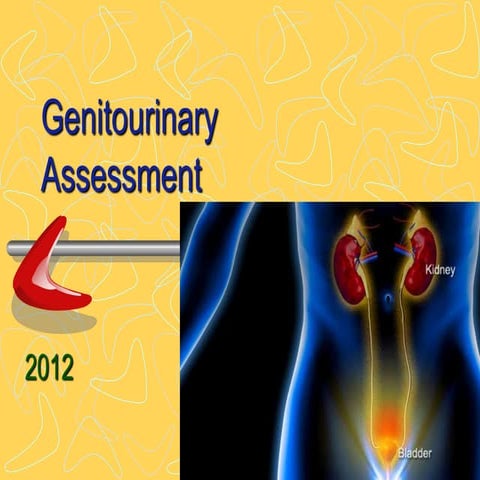 genitourinary disorders (medical surgical nursing) | PPT